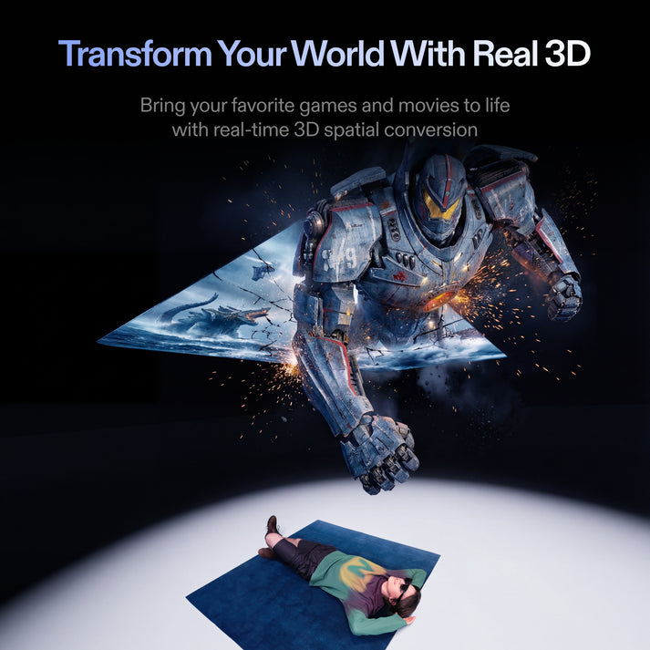 XREAL 1S | 500-Inch Screen AR glasses for Gaming, Movies & Mobile Play ...