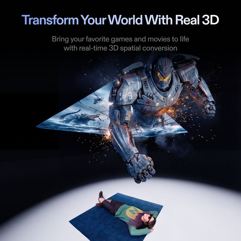 XREAL 1S | 500-Inch Screen AR glasses for Gaming, Movies & Mobile Play ...